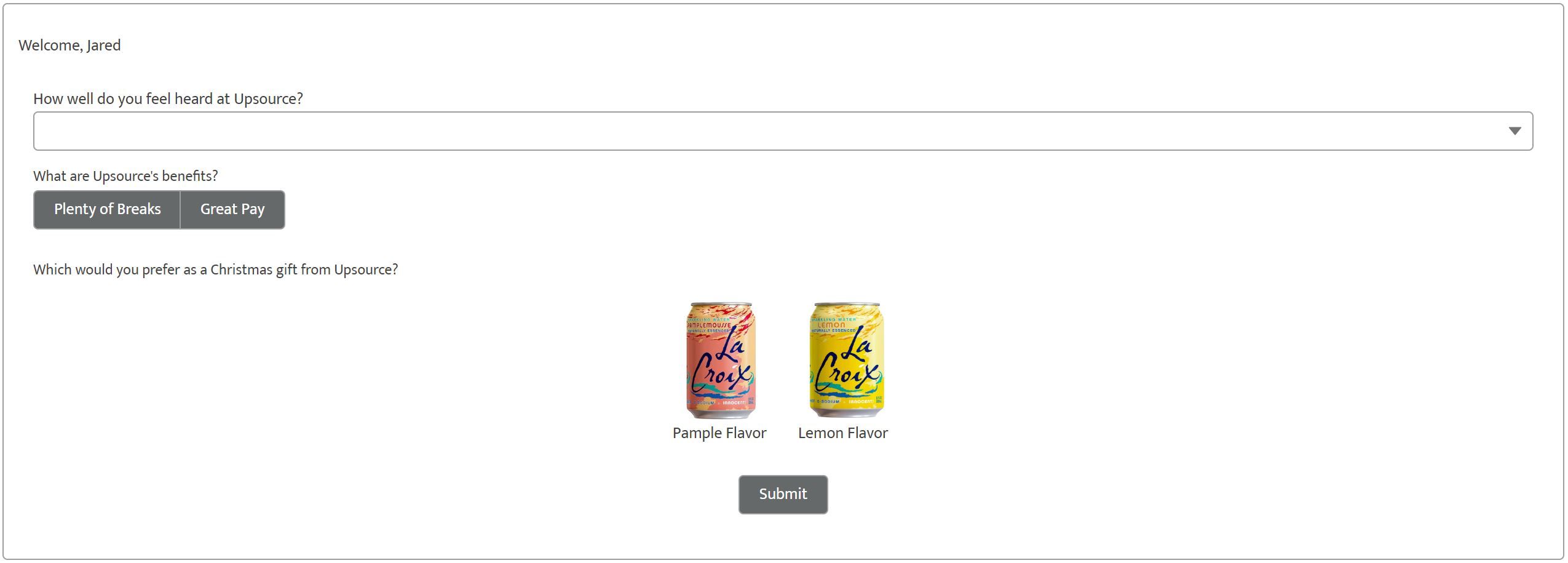 Displaying Images To A Community Survey Upsource Solutions